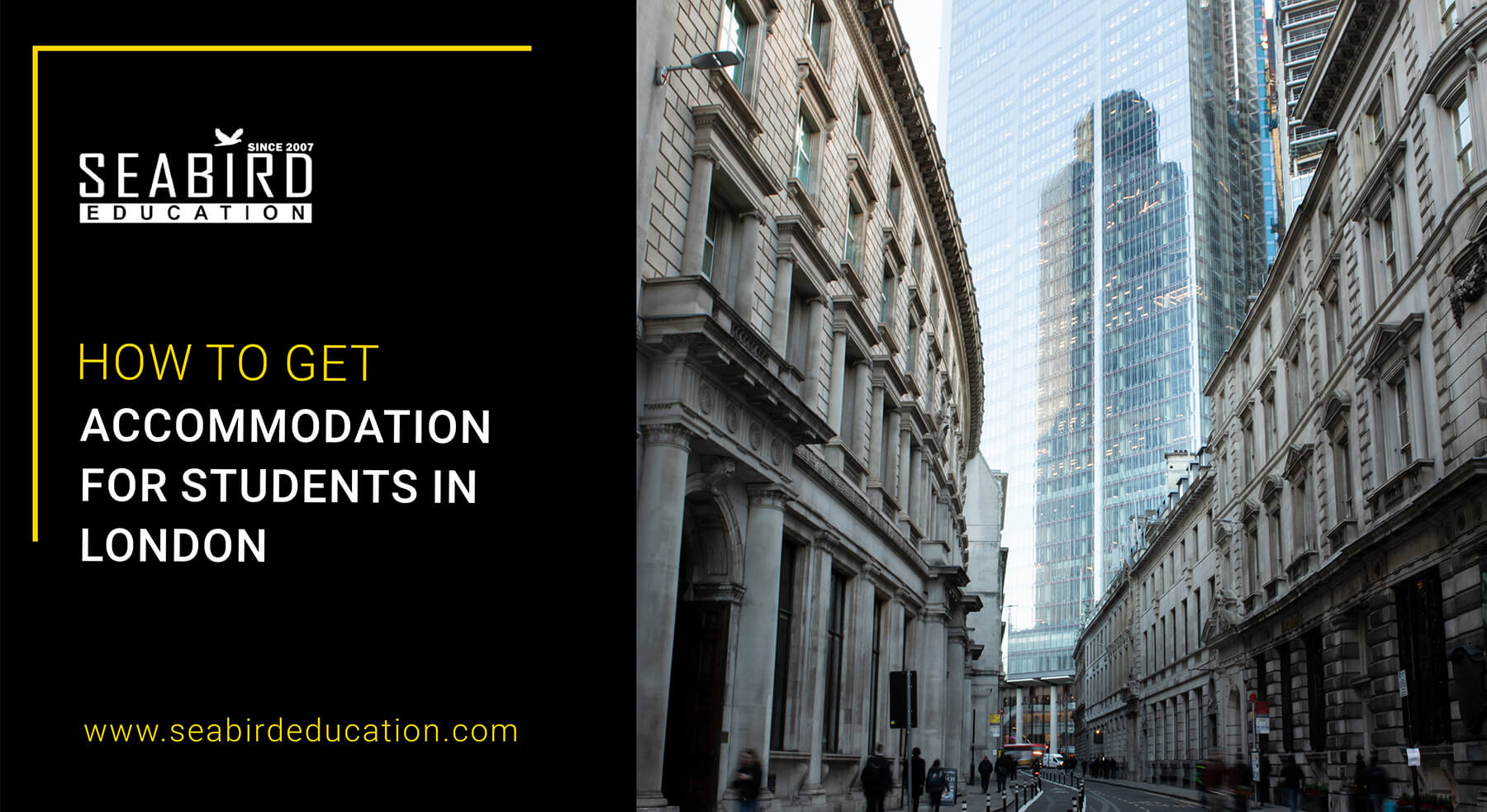 Find Accommodation in London for Students | Seabird Education